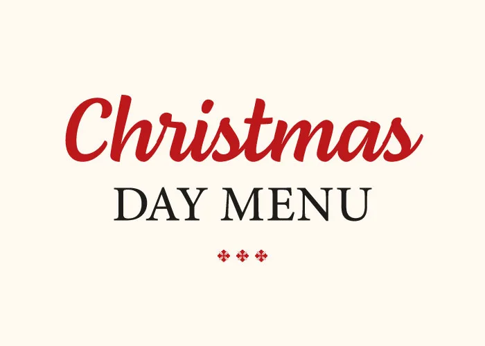 Festive Party Menu 2024 - Petit Pois